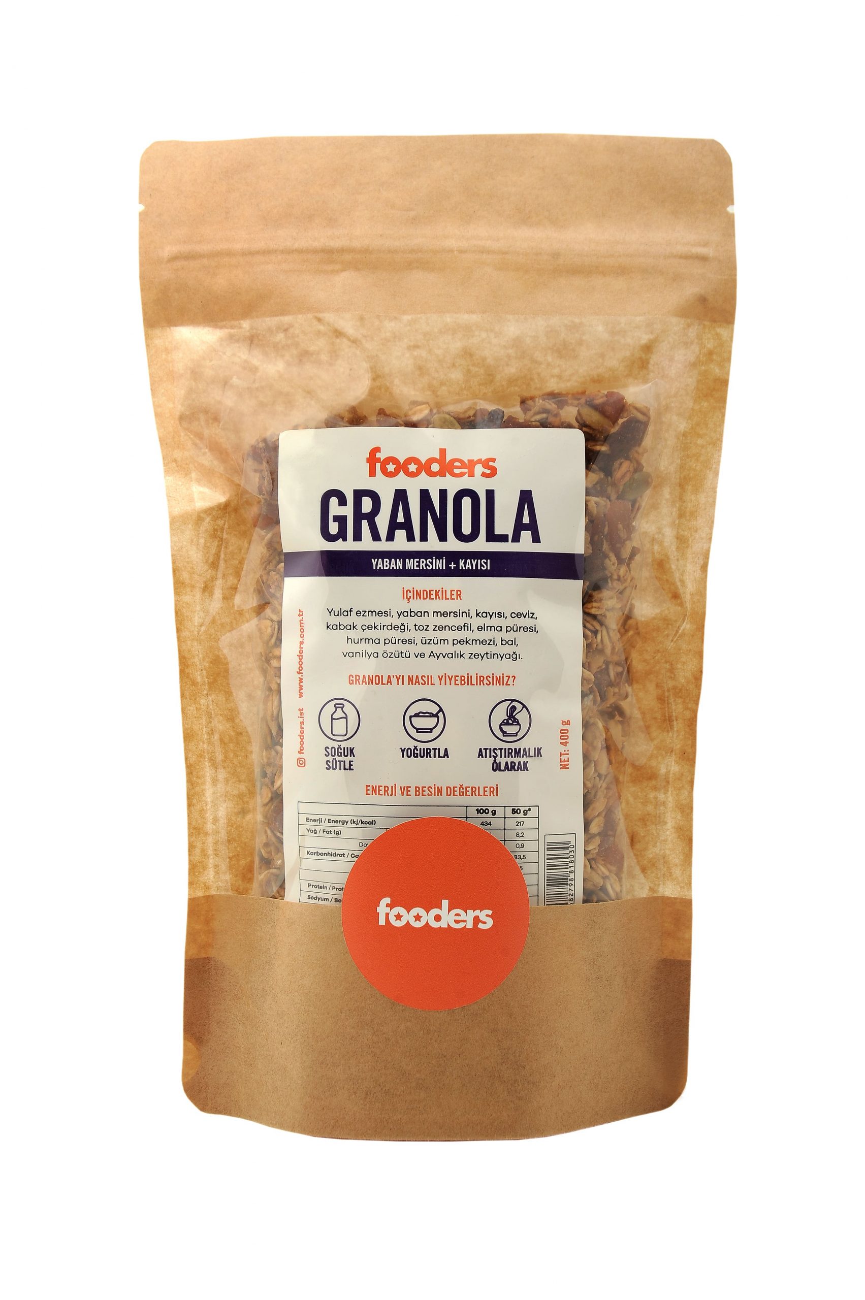 Yaban Mersini ve Kayısılı Granola - Fooders